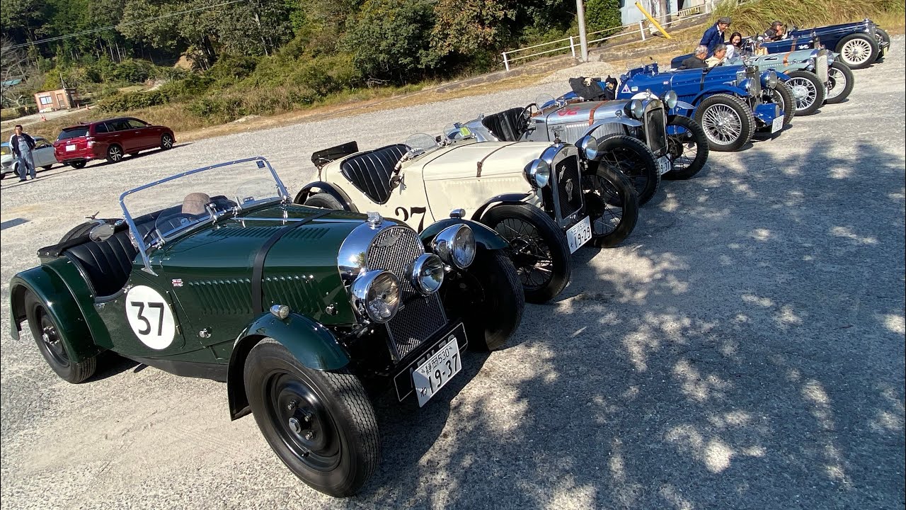 クラシックカーの車窓から♪ Triumph TR3A 2023 1st MONACA HEART RALLY その① - YouTube