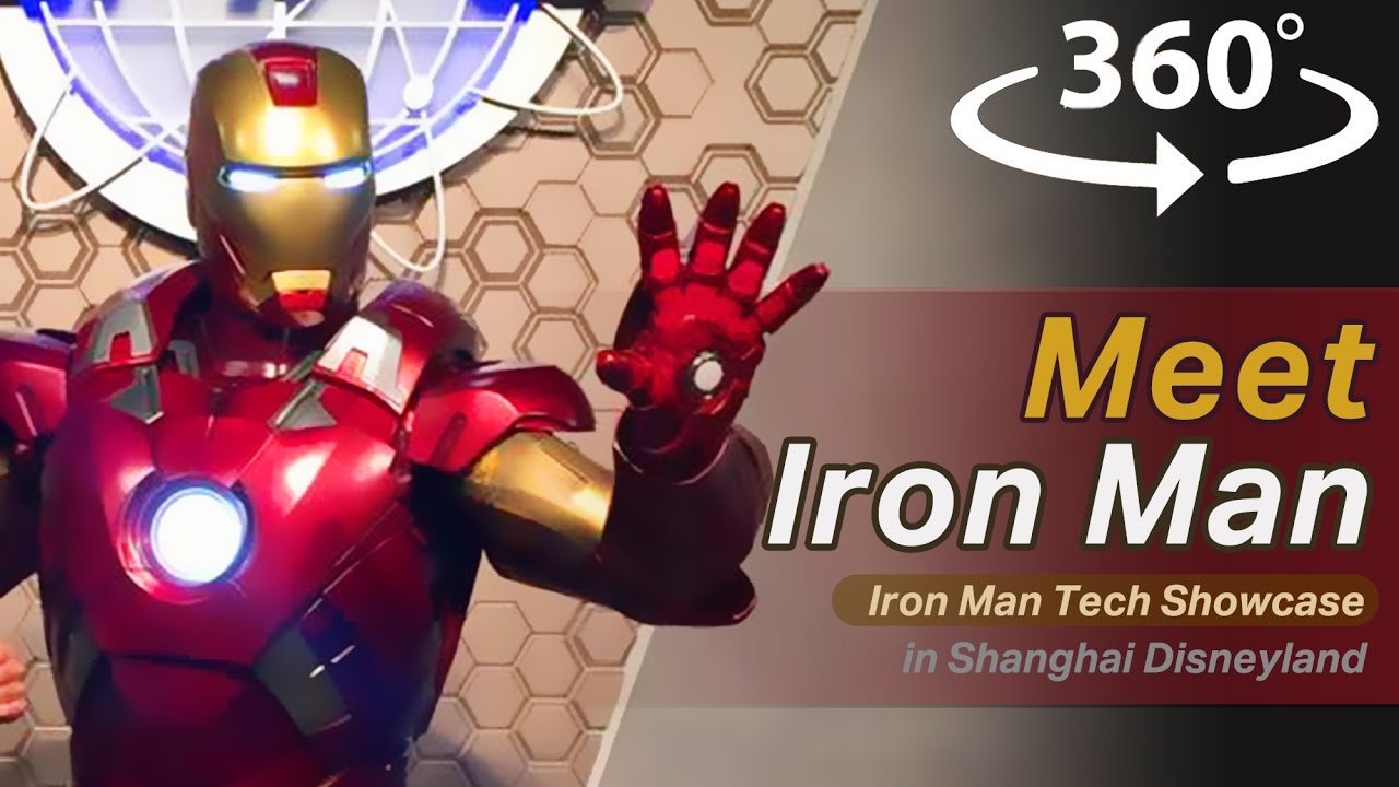 Meet Iron Man in Iron Man Tech Showcase in Hong Kong Disneyland VR ...