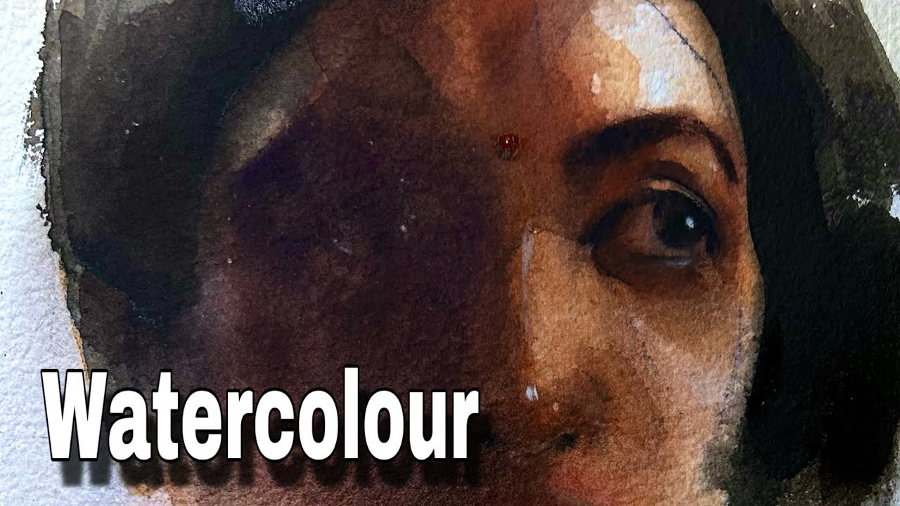 Portrait without pencil | surajit art work - YouTube