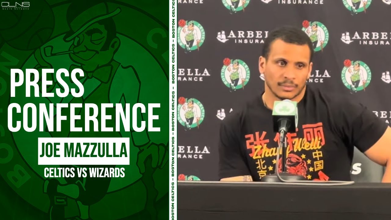 Joe Mazzulla Praises Mike Gorman Before Final Celtics Game - YouTube