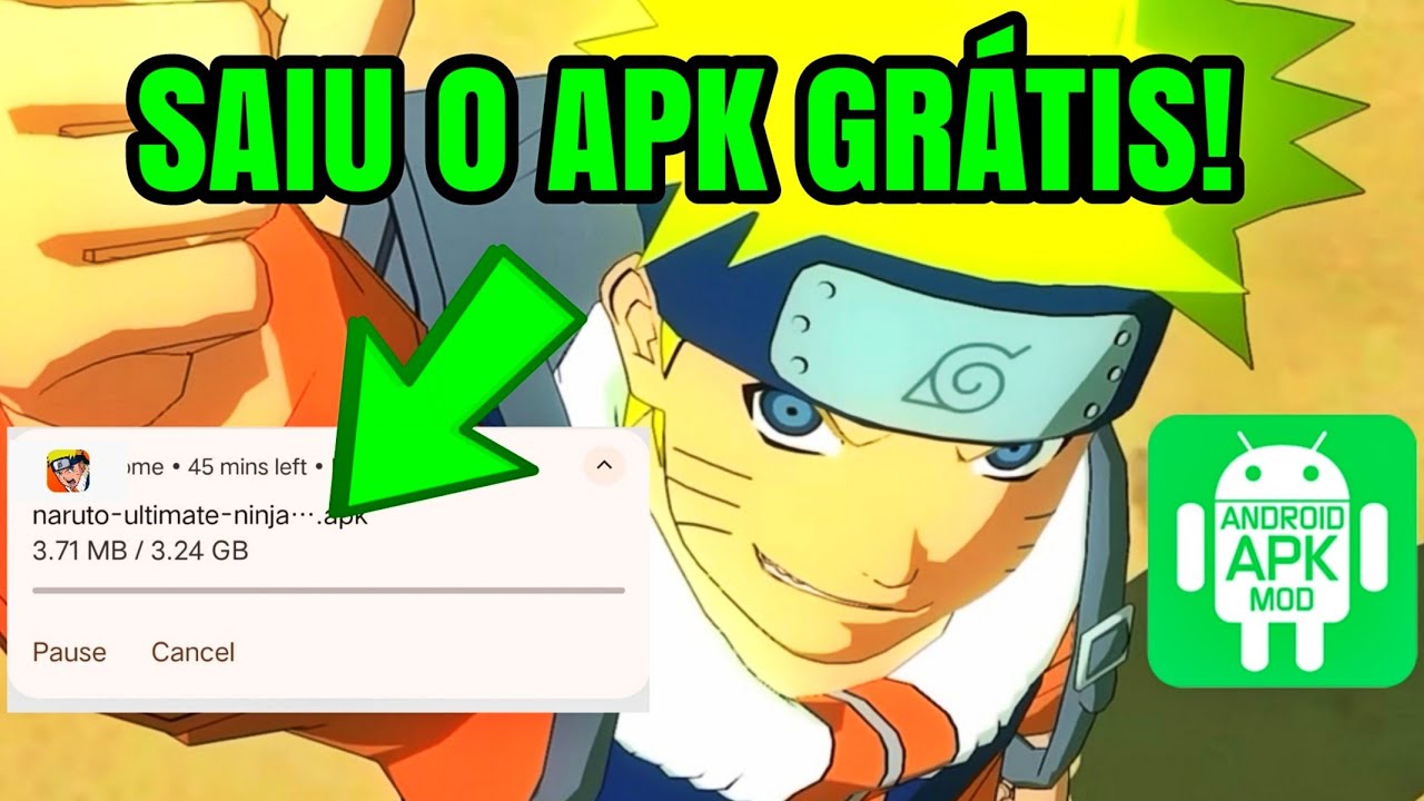 AGORA SIM!!! NARUTO STORM MOBILE APK - YouTube