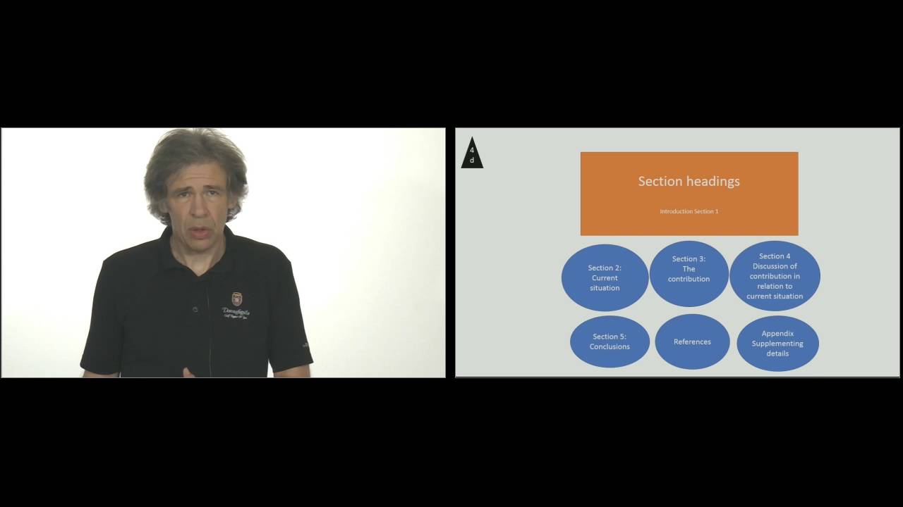 How to write a scientific journal paper - YouTube