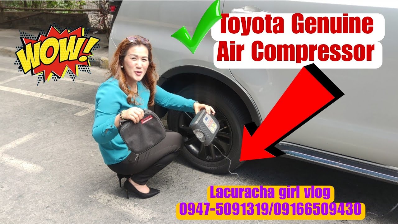 STRESS FREE WITH TOYOTA AIR COMPRESSOR#Toyota Genuine#toyotaphilippines ...