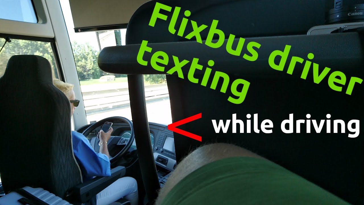 Best of Flixbus 2018 (driver texting) - YouTube