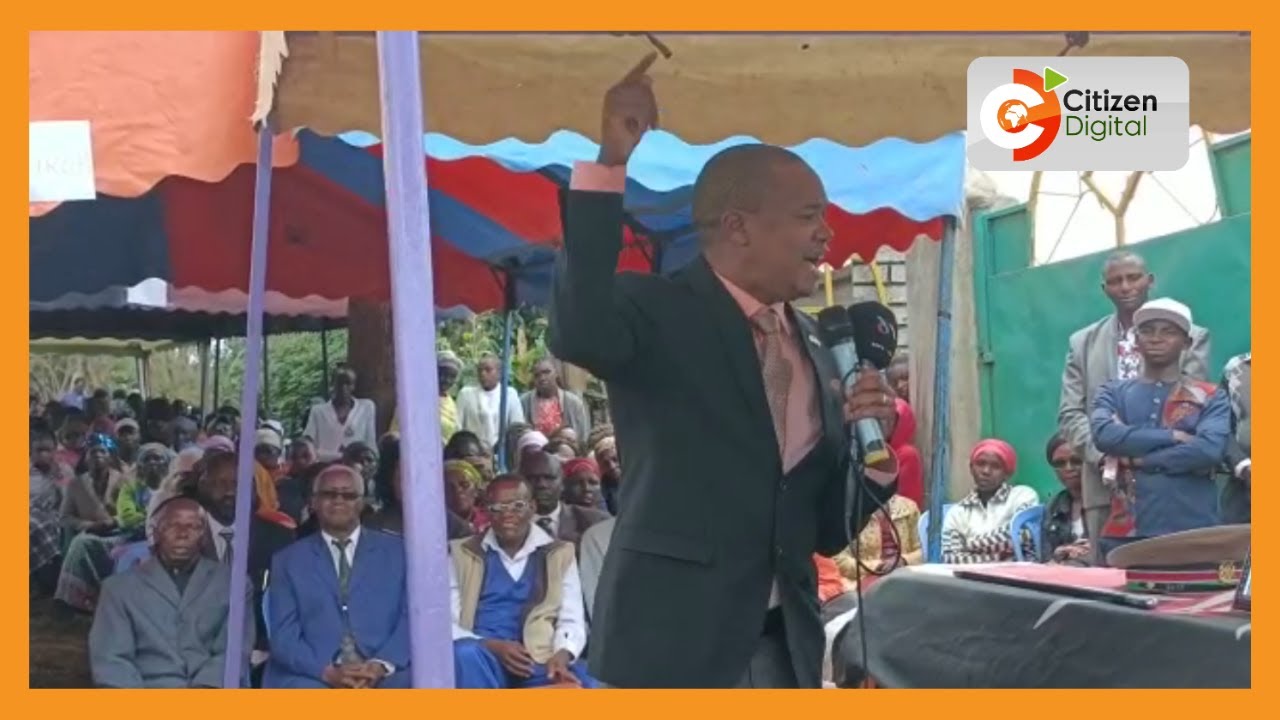 Molo MP Kuria Kimani reacts to the ongoing presidential election ...