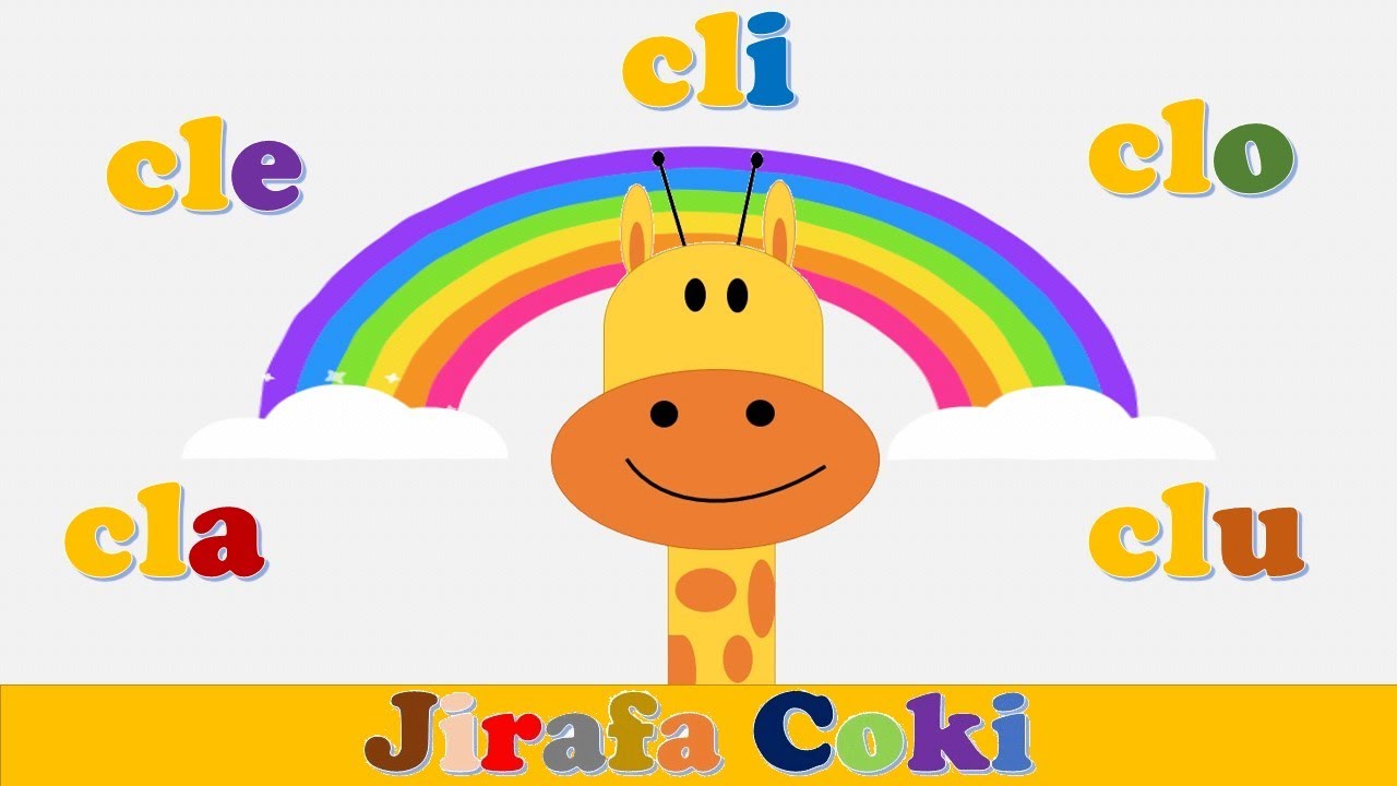 Sílabas cla cle cli clo clu – La Jirafa Coki ☺ videos educativos para ...