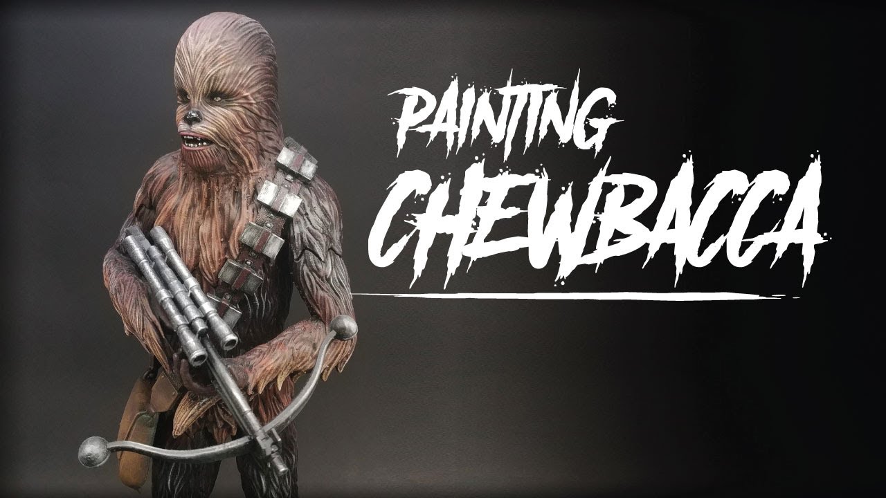 HOW TO PAINT FUR, CHEWBACCA FROM STAR WARS - YouTube