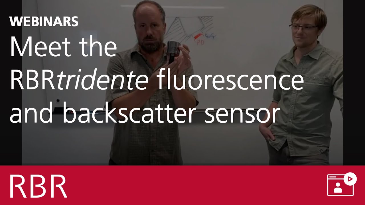 Meet the RBRtridente fluorescence and backscatter sensor - YouTube