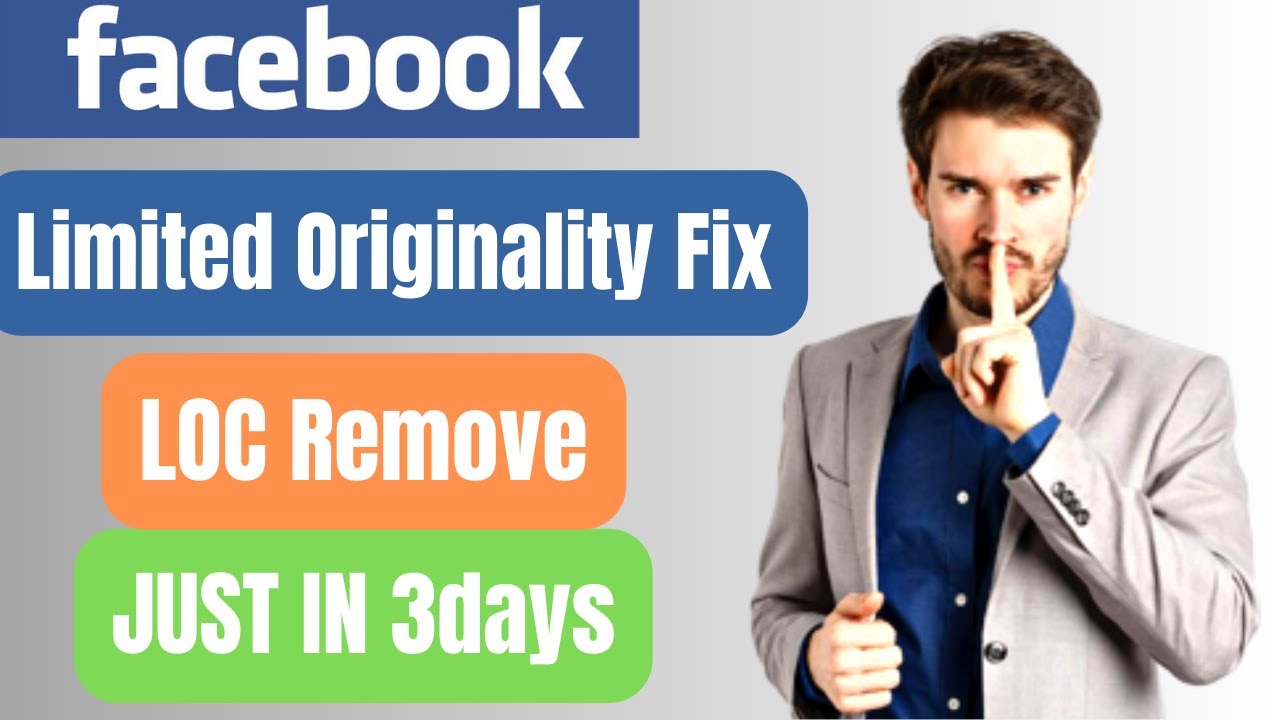How to Remove Limited Originality of Content from Facebook Page 2023 ...