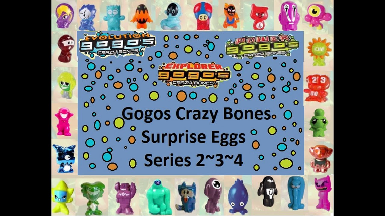 Gogos Crazy Bones Series 2~3~4! 20 + Blind Bags All NEW - YouTube