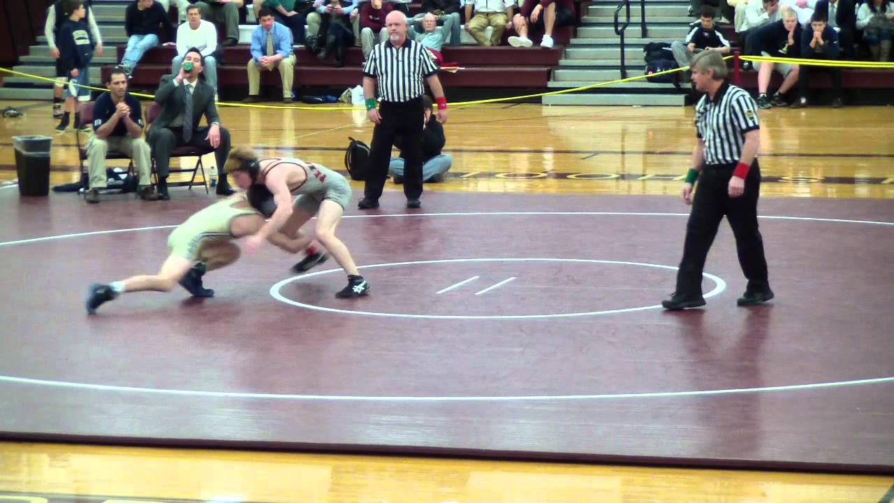 2012 PA SE Regions, 126 lb Finals, Josh DiSanto (red) v Evan Harkins ...