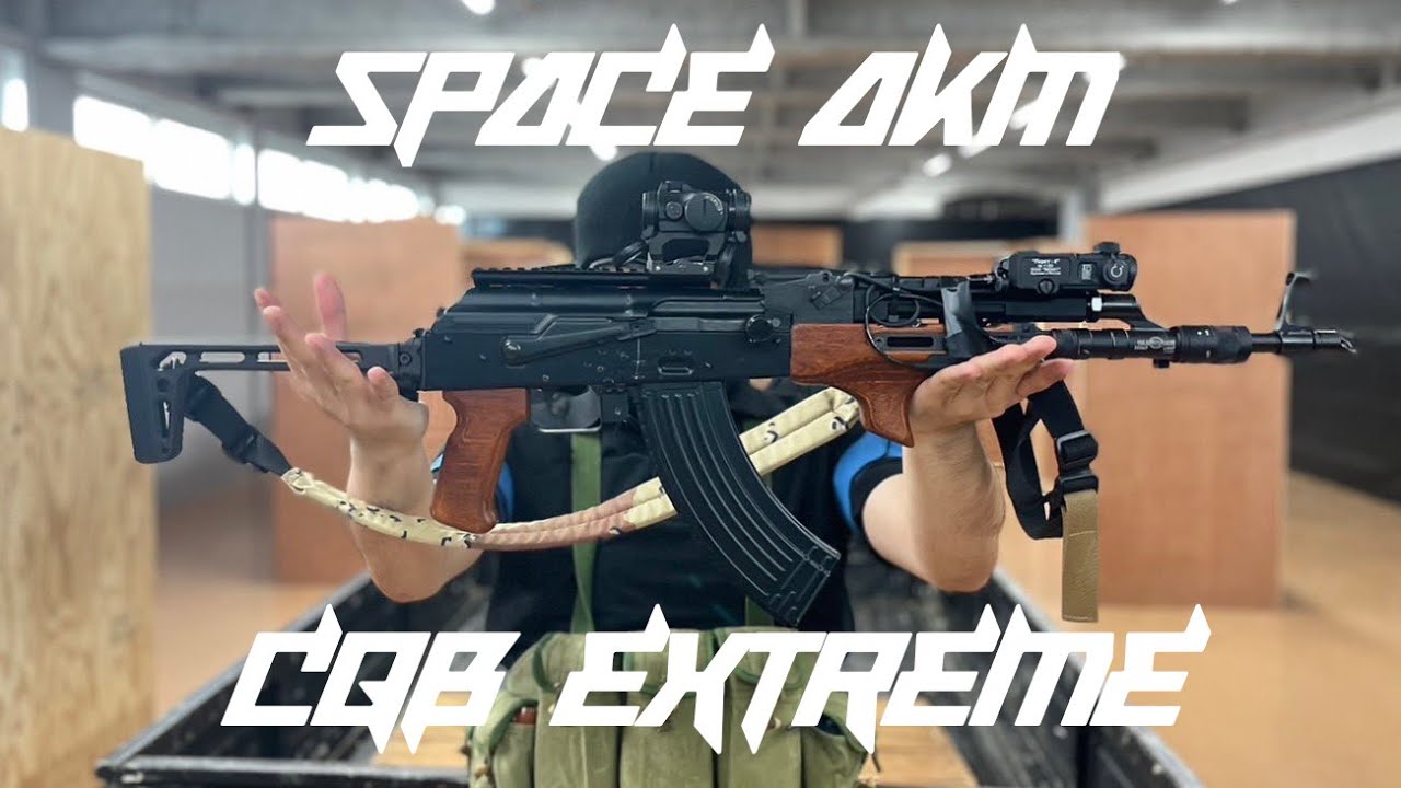 Tokyo Marui SPACE AKM CQB Gameplay - YouTube