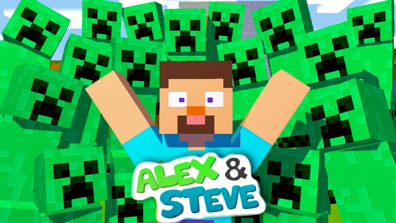 CREEPER TROUBLE - Alex and Steve Life (Minecraft Animation) - YouTube
