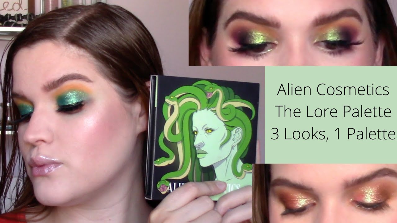 Alien Cosmetics Lore Palette| 3 Looks, 1 Palette! - YouTube