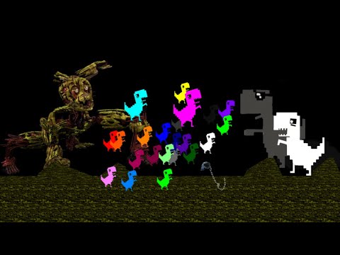 marble race - FNAF Escape - Chrome Dinosaur Dino run Race - Survival ...