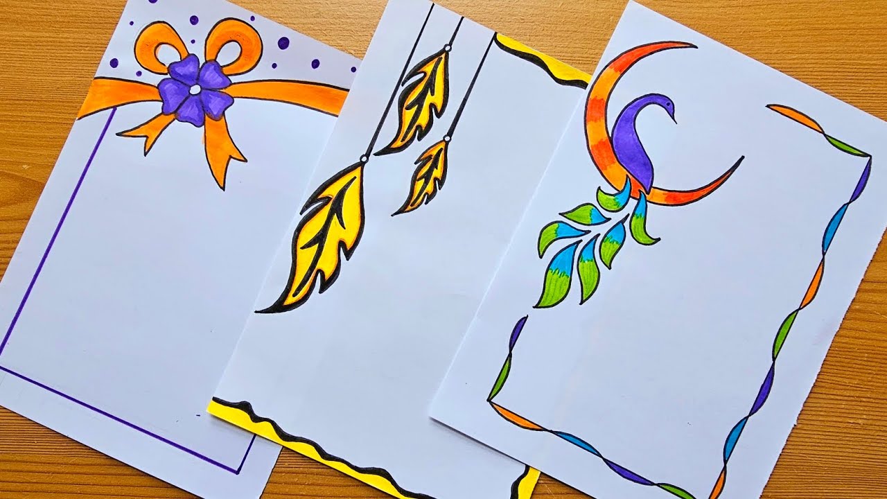 Project Border Designs || Front Page Designs for Project, Assignment ...