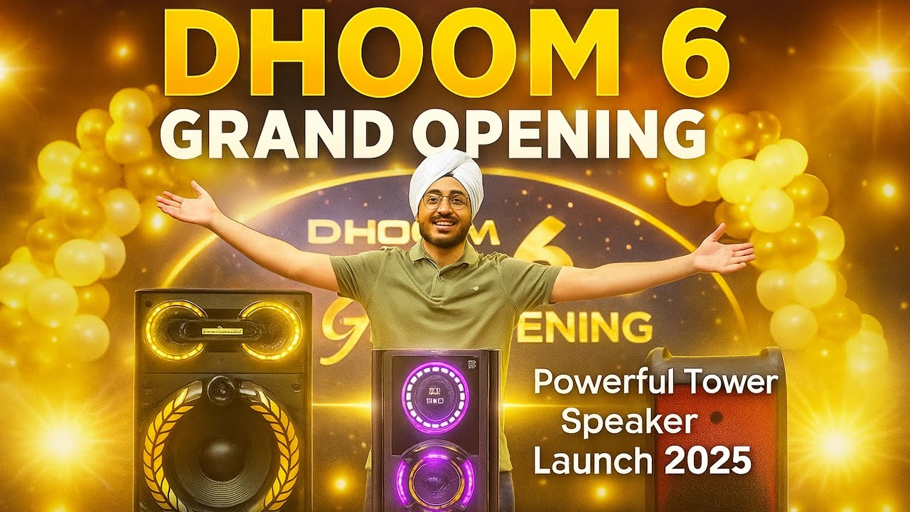 😱 DHOOM 6 GRAND OPENING 2025 🔥Delhi ka sabse bada Home Theatre & DJ ...
