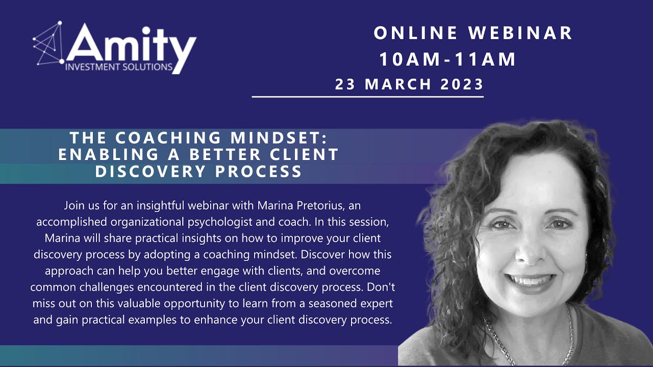 The Coaching Mindset | Enabling a Better Client Discovery Process ...