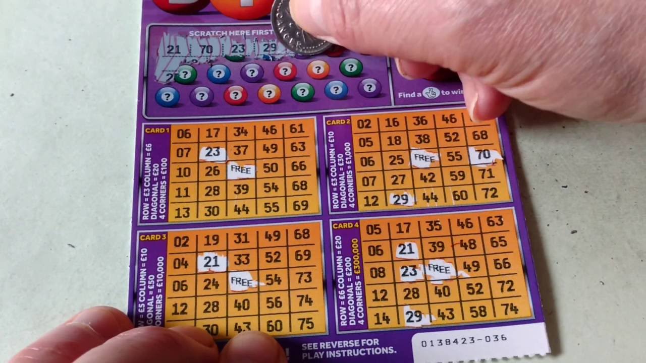 Scratchcard Purple Bingo With Two Bonus Games To Scratch Off Scratchcard Purple Bingo With Two Bonus Games To Scratch Off