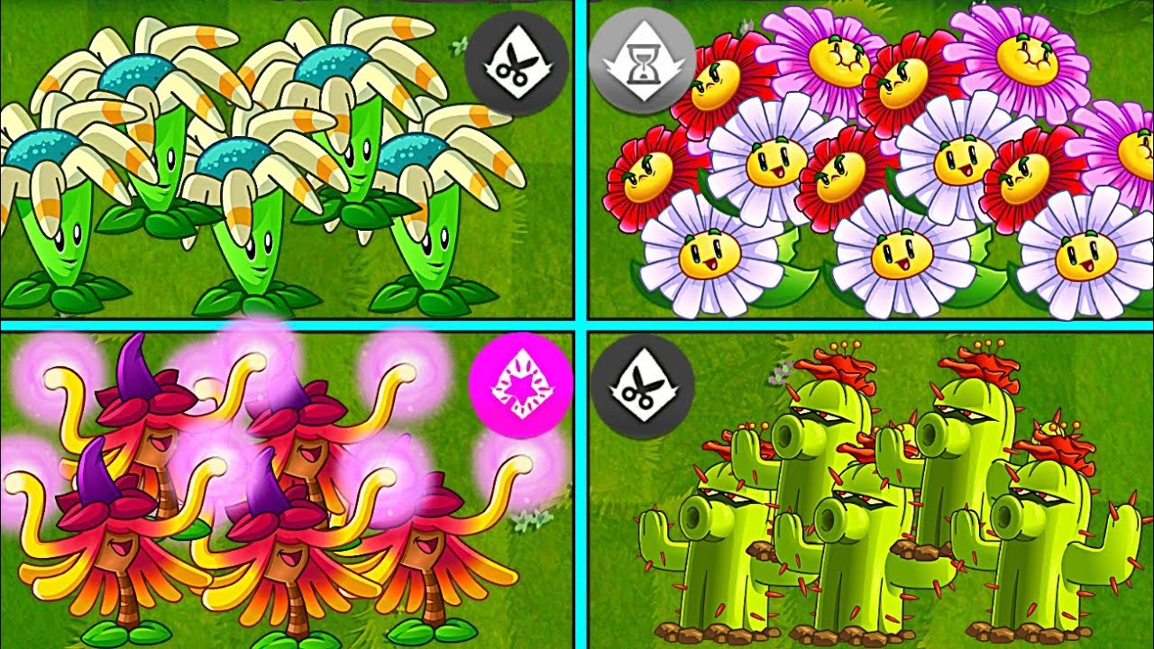 Random 4 Plants Spear_Magic_Stun - Which Plants Will Win? - PvZ2 Plants ...