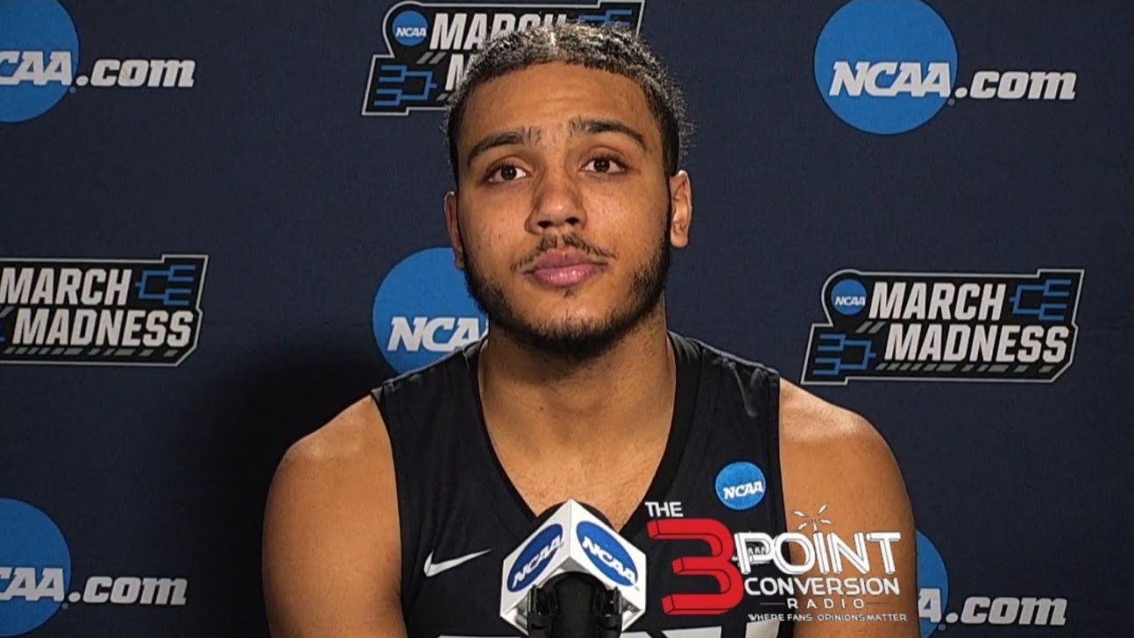 Oral Roberts forward Kevin Obanor talks about advancing to the sweet 16 ...