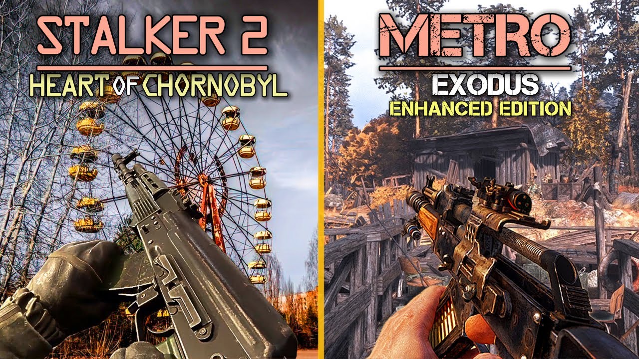 Attention to Detail & Physics Comparison: Stalker 2 Vs Metro Exodus ...