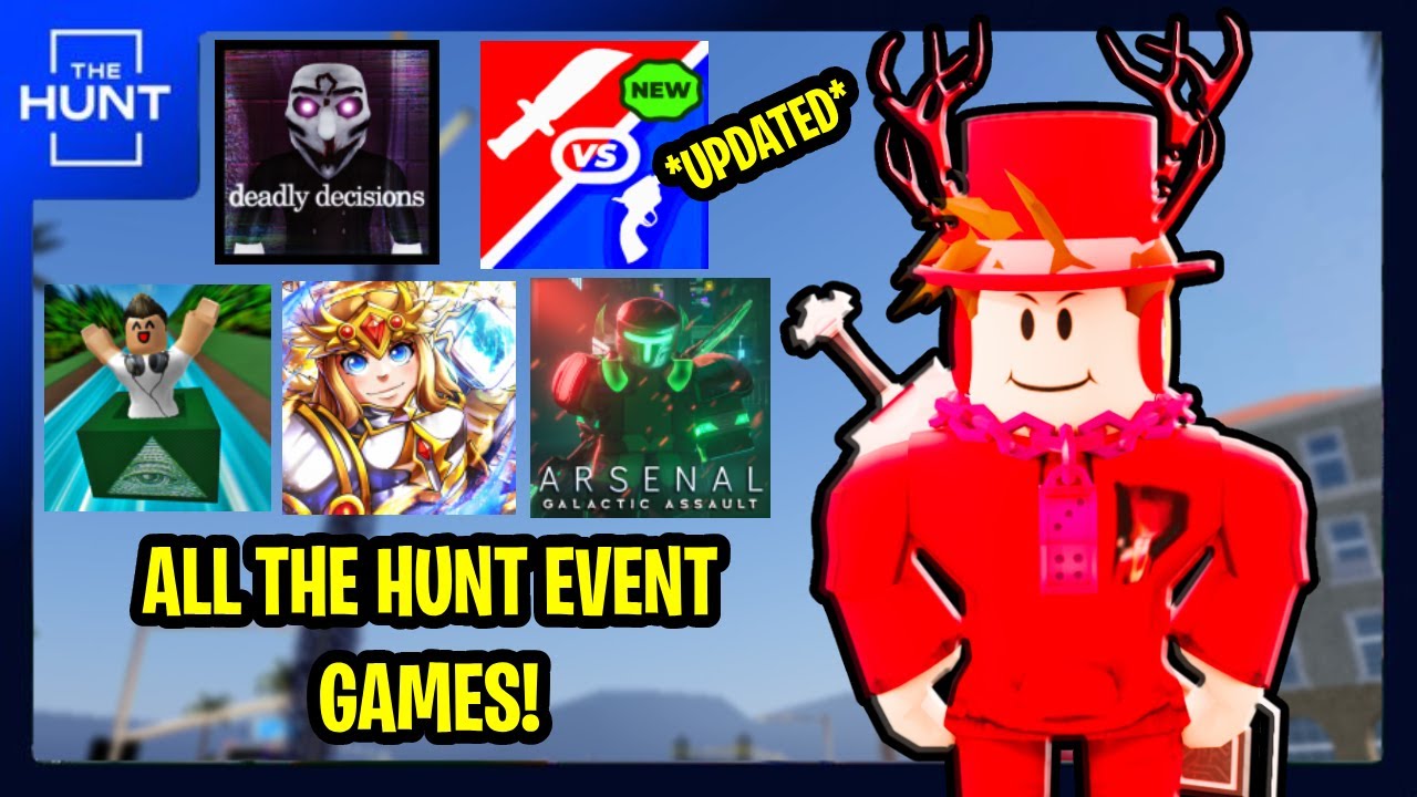 *UPDATED* ALL The Hunt: First Edition Event Games! - YouTube