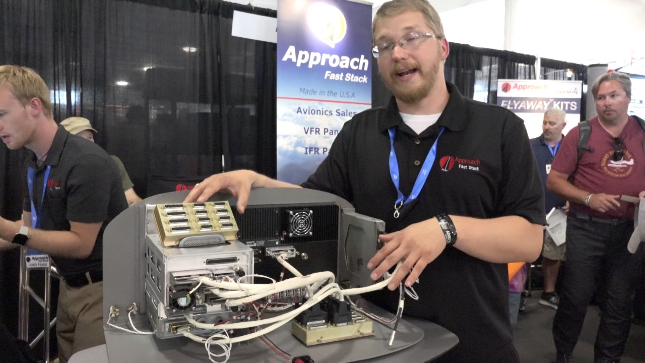 Airventure - Approach Fast Stack - The easy way to add avioniics - 4K - YouTube