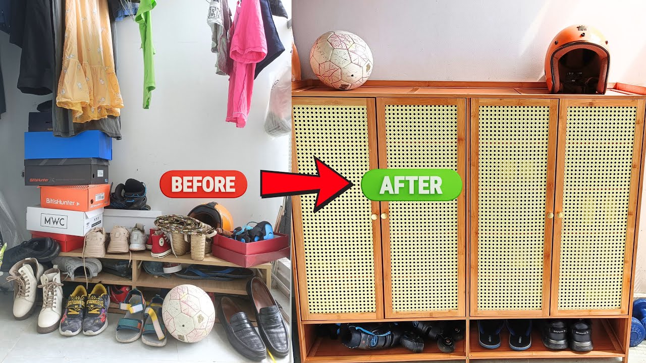 Day off to clean shoe area - YouTube