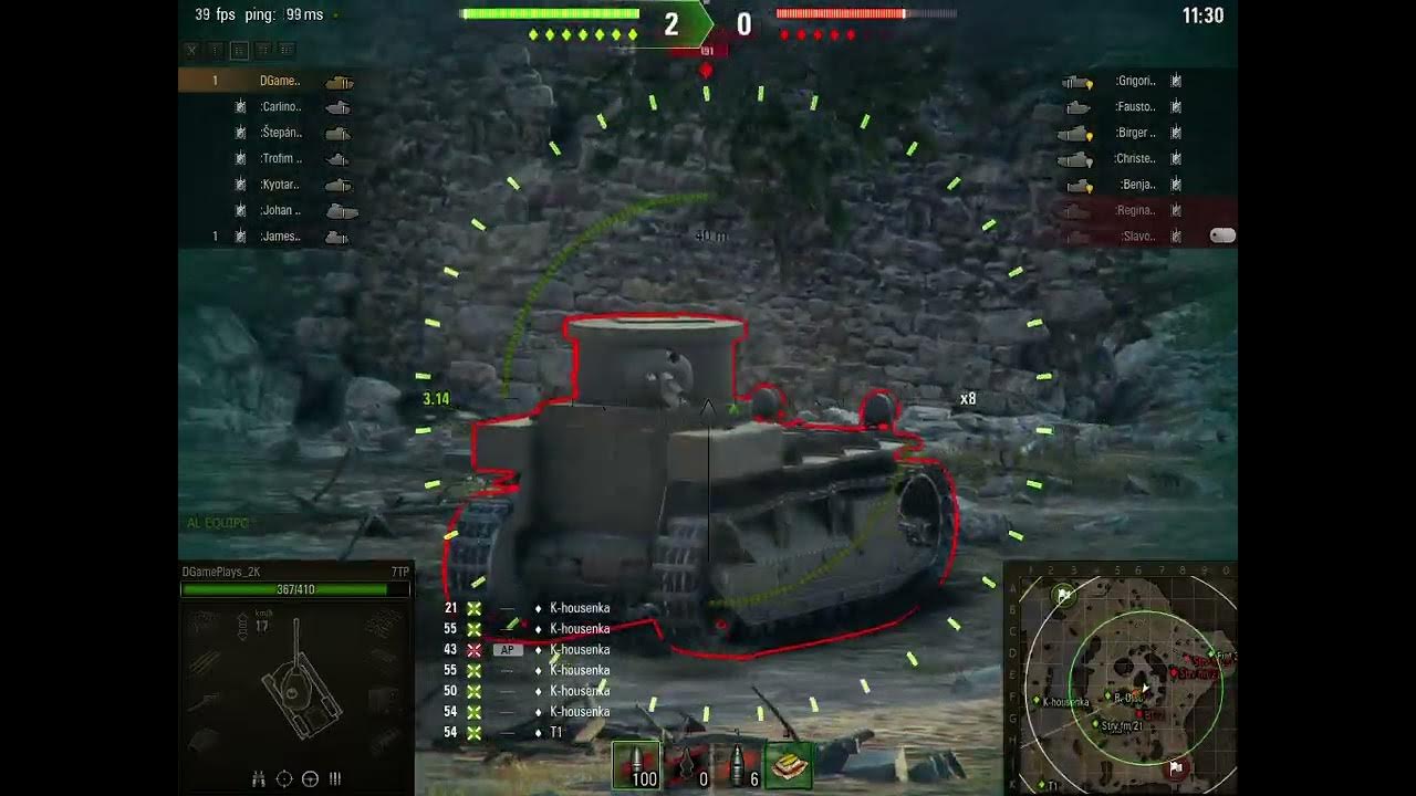 7TP │ MINES │ 2 KILLS │ WORLD OF TANKS - YouTube