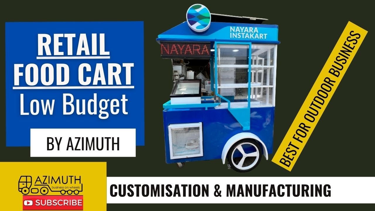 FOOD & RETAIL CART | Food cart business | Low budget carts | modern ...