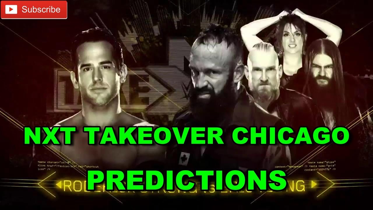NXT TakeOver Chicago Roderick Strong vs. Eric Young Predictions WWE ...