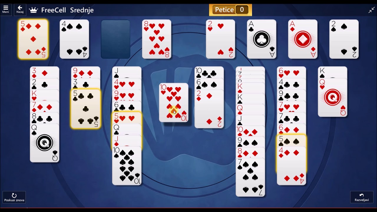 Microsoft Solitaire Collection - FreeCell September 15 2018 - YouTube