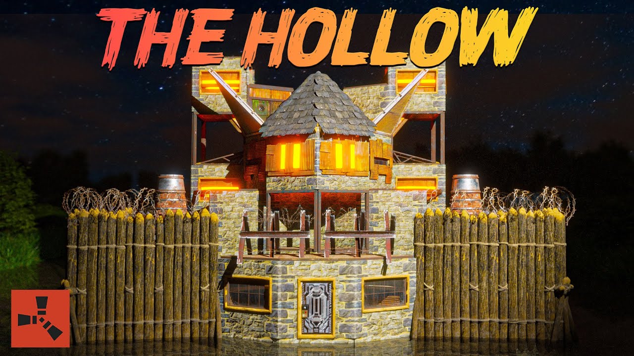 The Hollow - The BEST Small Group SNOWBALL Base In RUST - 2023 Design ...