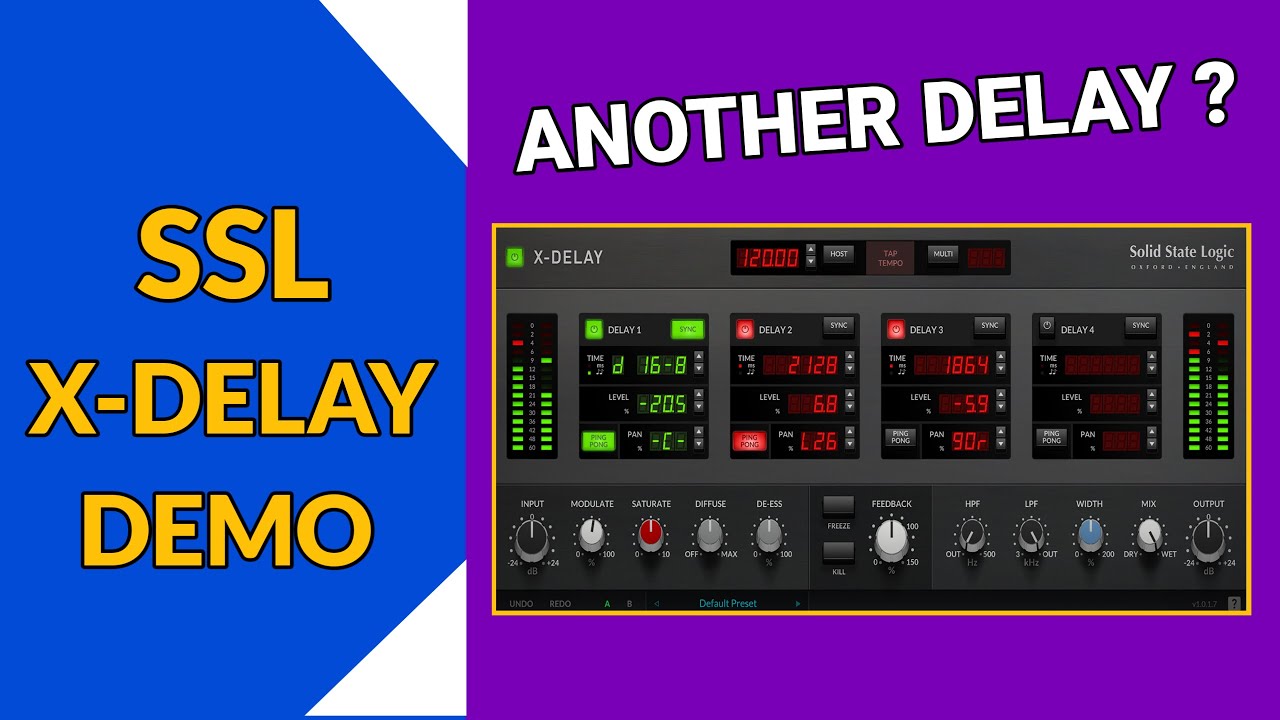 SSL X-DELAY Review & Demo⎮Just Another Delay ? - YouTube