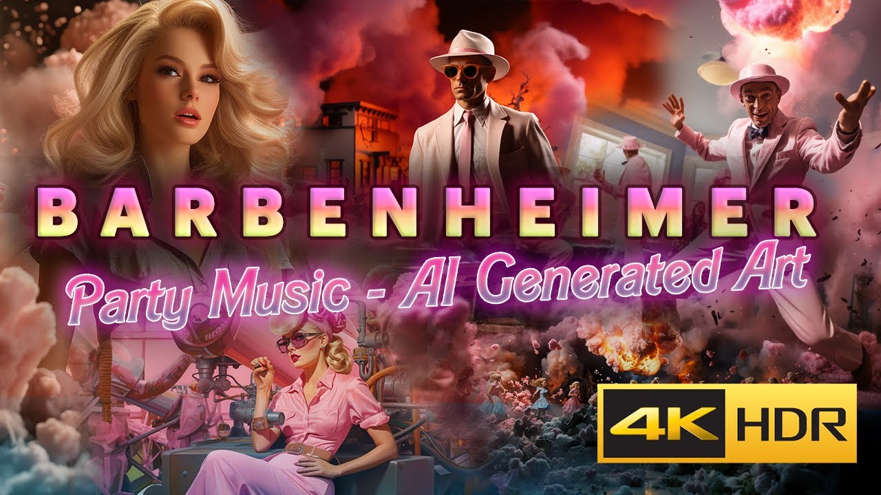 Barbenheimer - Pregame Double Feature Party Music - AI Artwork - YouTube