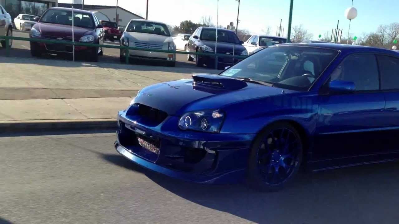 Two-toned, Shaved and Bagged STi - YouTube