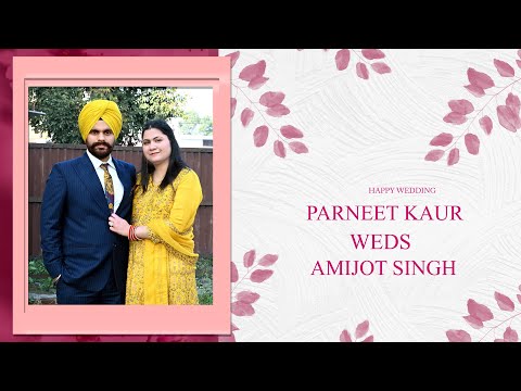 Wedding Ceremony of PARNEET KAUR WEDS  AMIJOT SINGH -*- Live By Hardev Studio Qadian