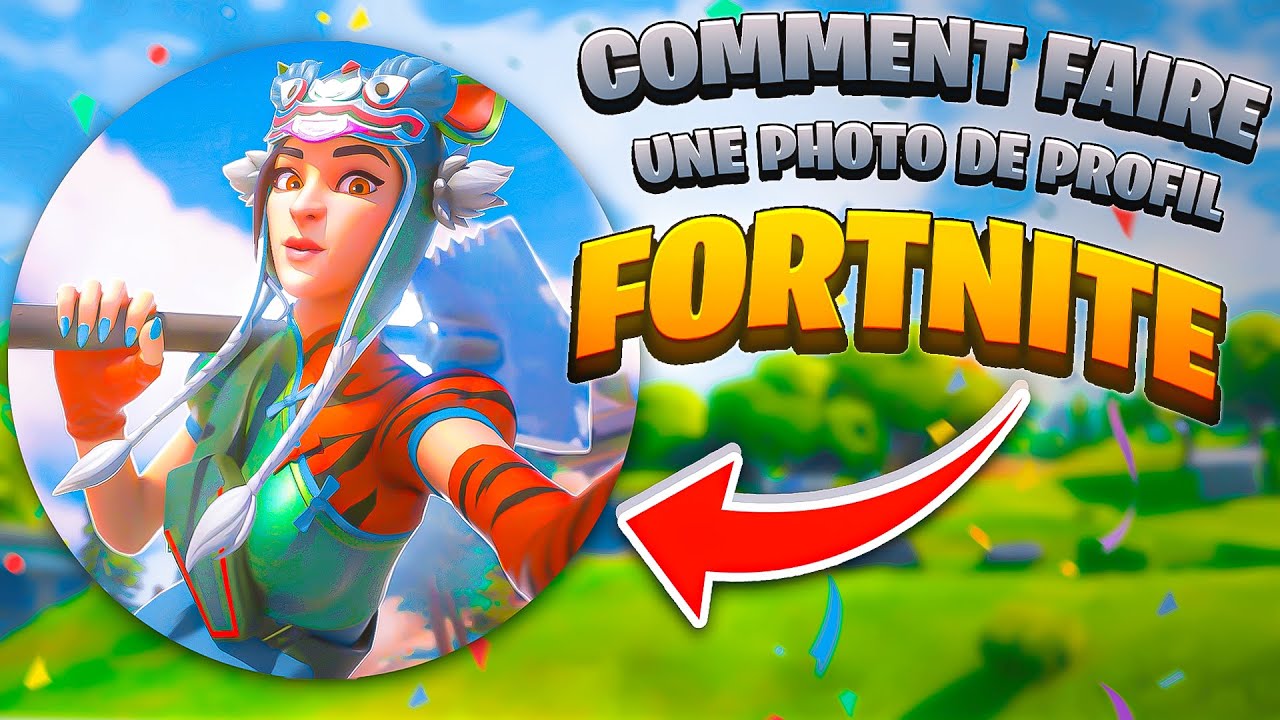 Comment créer une photo de profil Fortnite *INSANE* GRATUITE ...