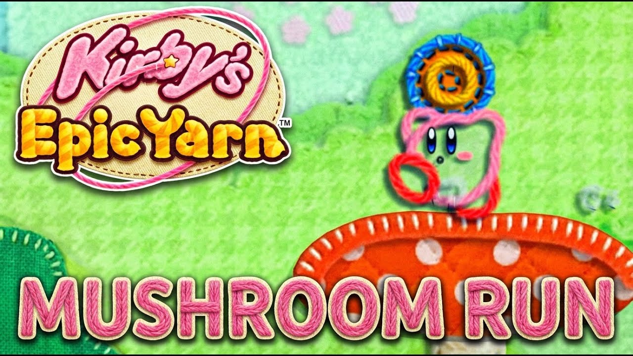 Mushroom Run | Kirby's Epic Yarn | Walkthrough, No Commentary, 4K, Wii ...