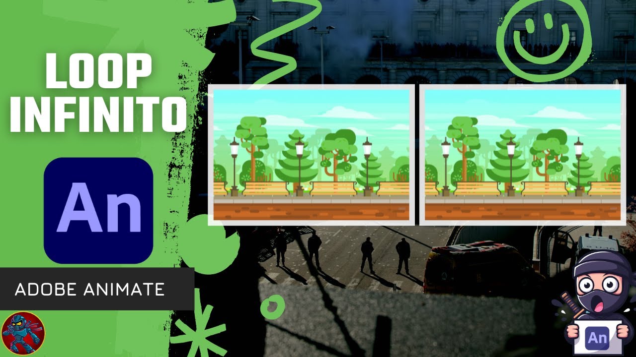 Animar Fondo Bucle (Infinito) Adobe Animate - YouTube