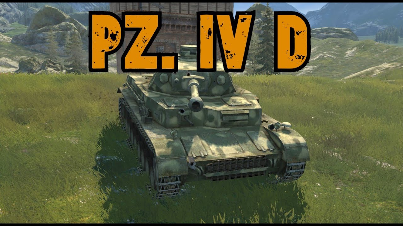 World of Tanks Blitz Gameplay: Pz. IV D 1,100 Damage 5 Kill Game - YouTube
