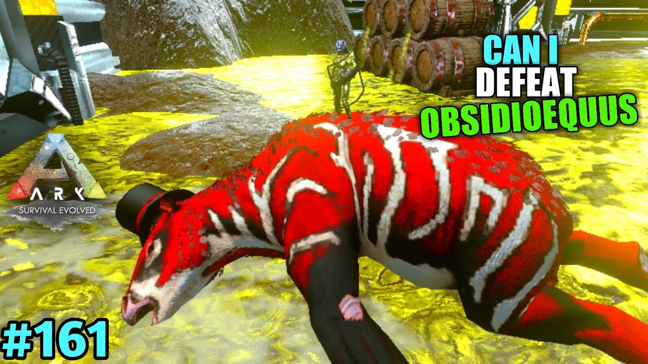 CAN I DEFEAT DUNGEON BOSS OBSIDIOEQUUS THIS TIME || ARK: SURVIVAL ...
