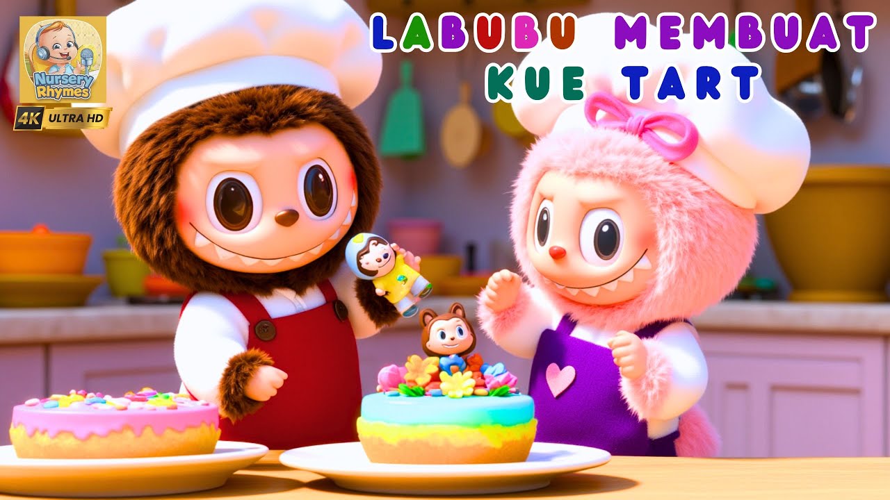 Labubu Membuat Kue Tart - Nursery Rhymes | Lagu Labubu Bahasa Indonesia ...