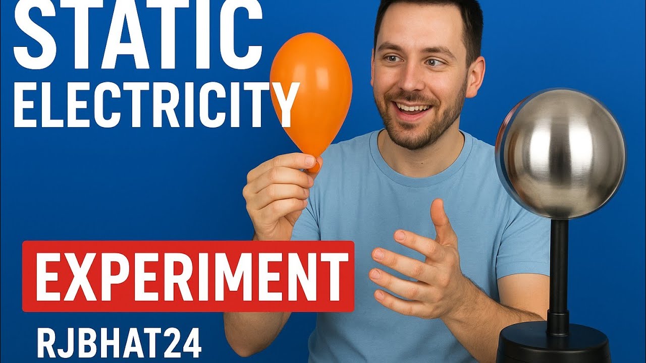 Static Electricity Experiment (Charging by Friction and Conduction) at ...