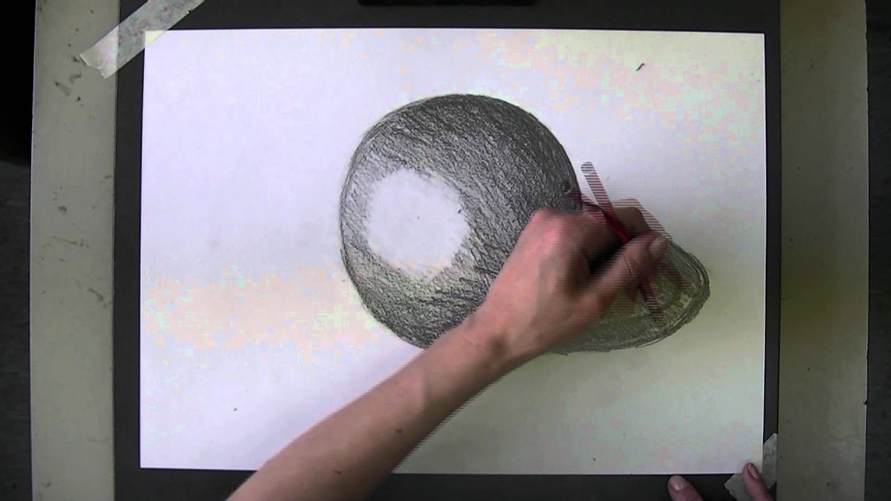 A circle into a sphere (3B pencil) - YouTube