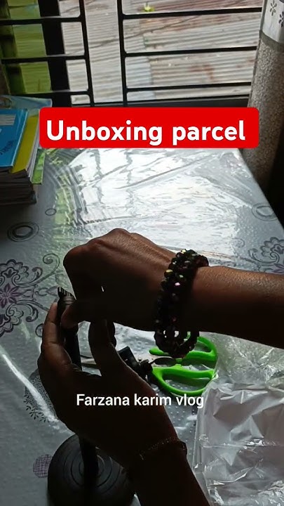 Unboxing parcel - YouTube