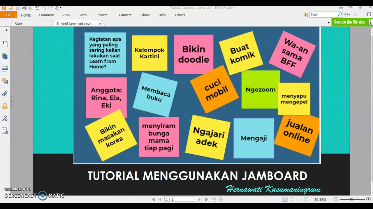 Tutorial Menggunakan Jamboard Dengan Mudah - YouTube