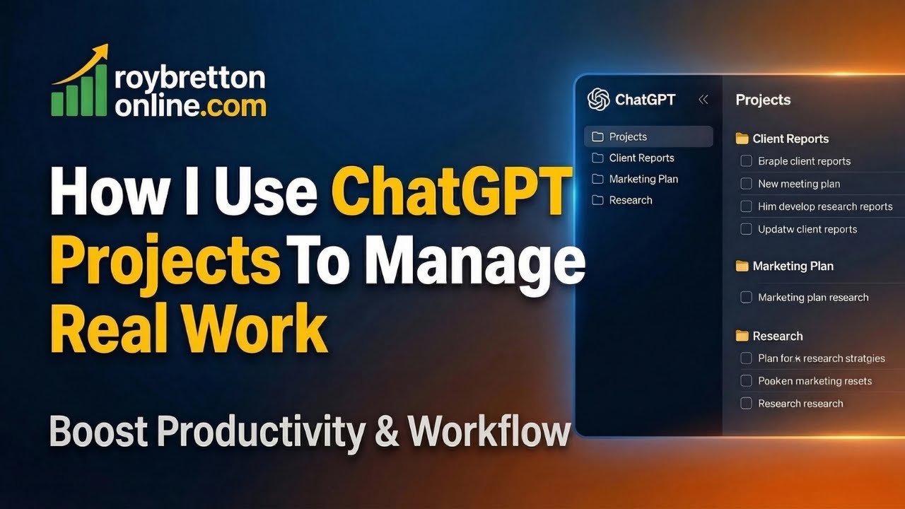 How I Use ChatGPT Projects To Manage Real Work - YouTube
