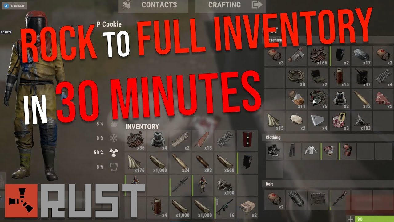 ROCK TO FULL INVENTORY IN 30 MINUTES - YouTube